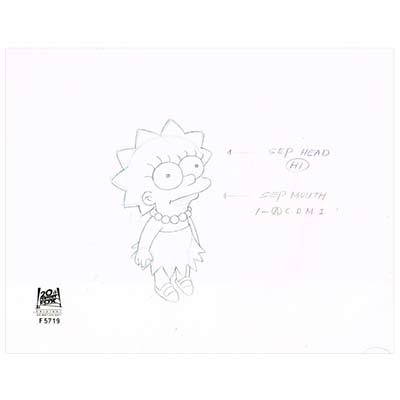 1F12 (Season 5) | Simpsons Production Art — Acme Archives Direct