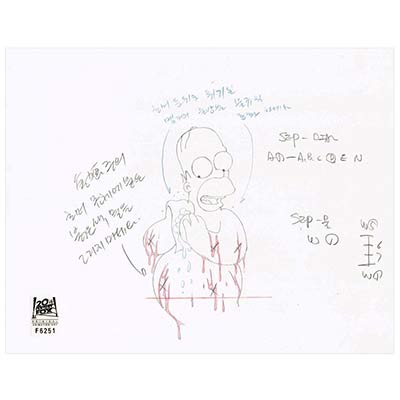 2F13 (Season 6) | Simpsons Production Art — Acme Archives Direct