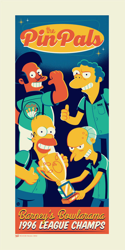 Pin Pals by Dave Perillo | The Simpsons artwork — Acme Archives Direct