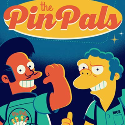 Pin Pals by Dave Perillo | The Simpsons artwork — Acme Archives Direct