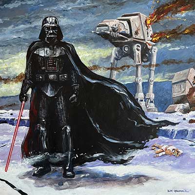 Darth Vader - The Battle of Hoth by Kim Gromoll | Star Wars Artwork ...