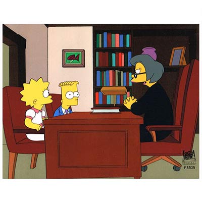 1F19 (Season 5) | Simpsons Production Art — Acme Archives Direct