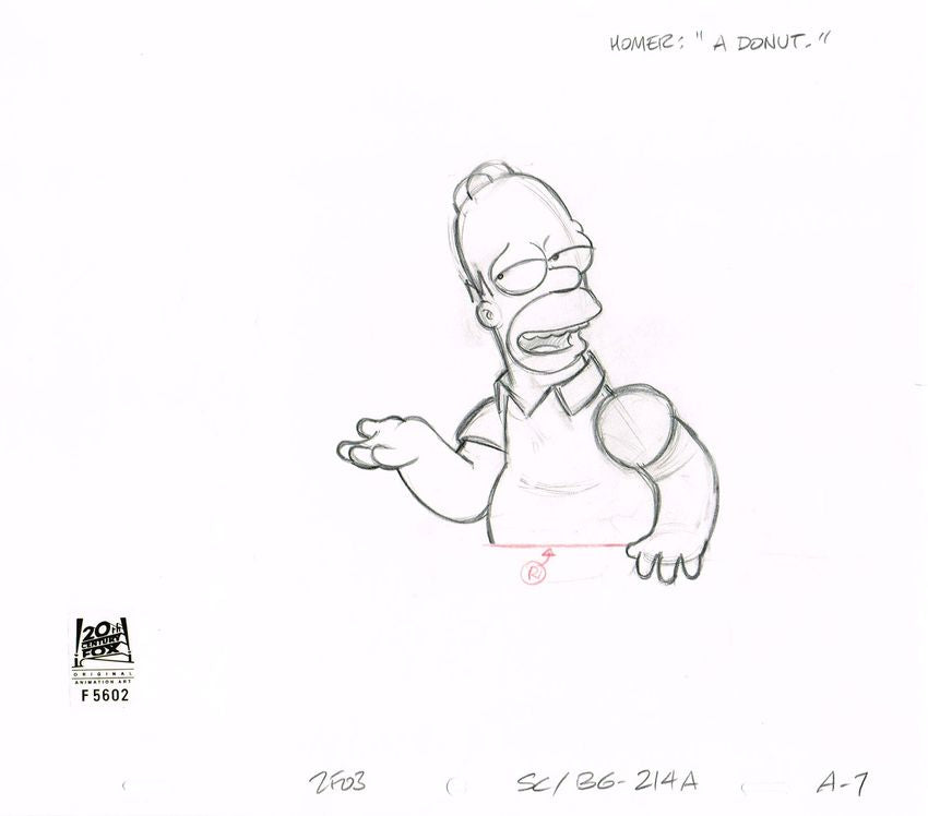 The Simpsons Original Production Art — Acme Archives Direct