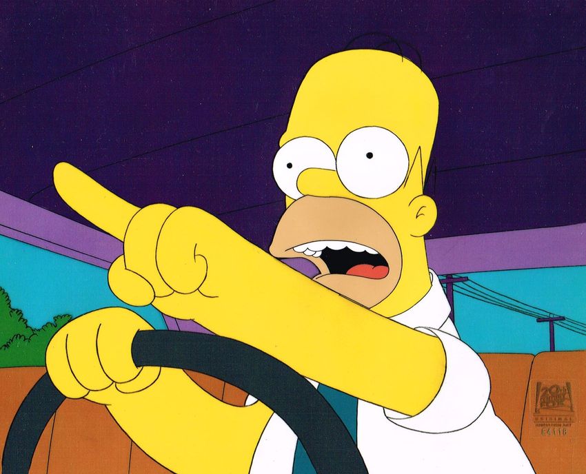 The Simpsons Original Production Art — Acme Archives Direct
