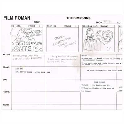 3F15 (Season 7) | Simpsons Production Art — Acme Archives Direct