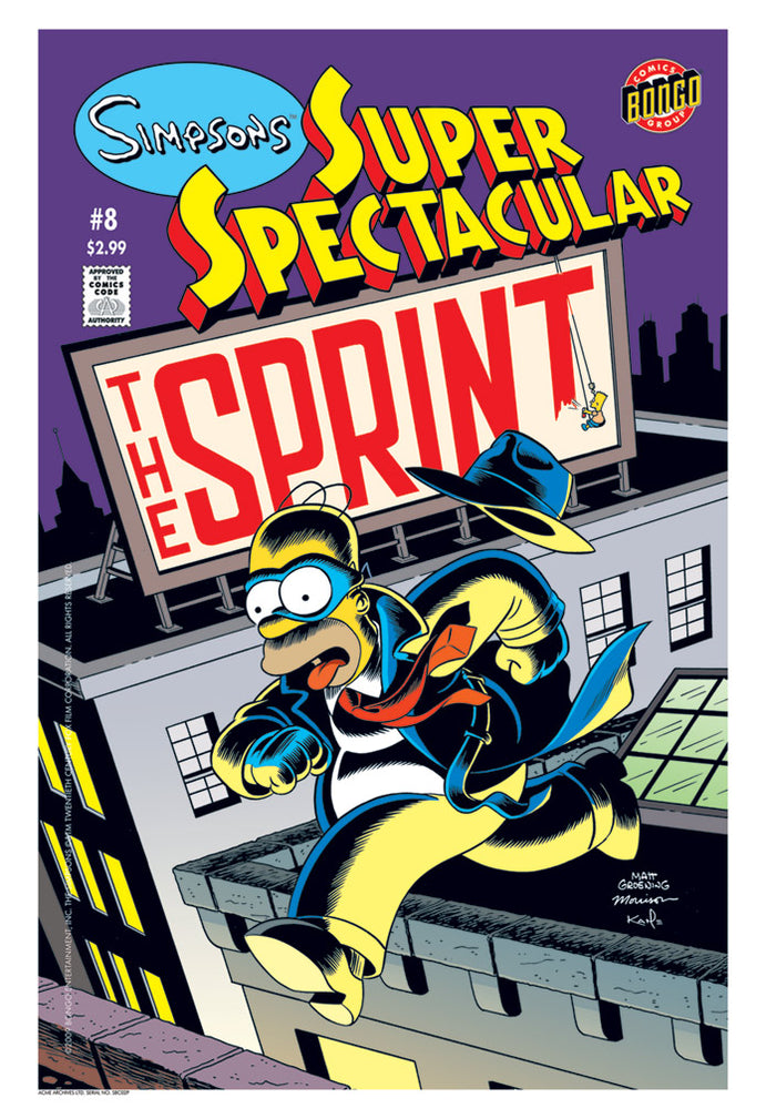 The Simpsons Limited Edition Artwork — Acme Archives Direct