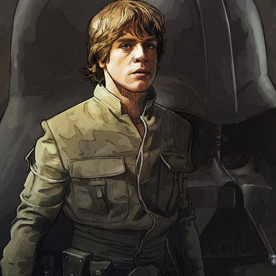 Luke Skywalker Comic Art