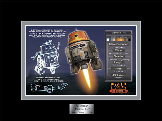 Chopper Character Key | Star Wars — Acme Archives Direct