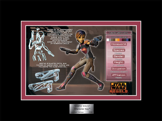 Sabine Character Key | Star Wars — Acme Archives Direct